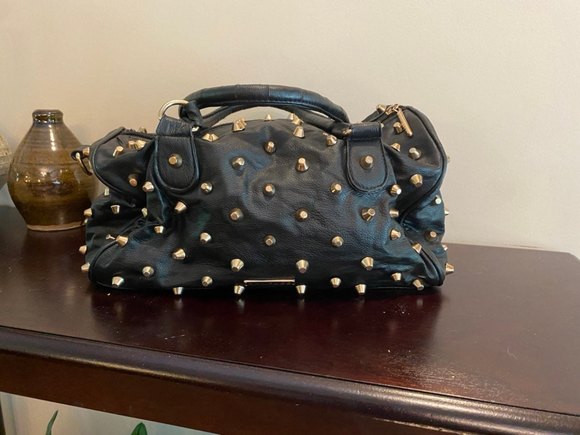 Rampage | Bags | Rampage Black With Gold Nubbs Handbag | Poshmark